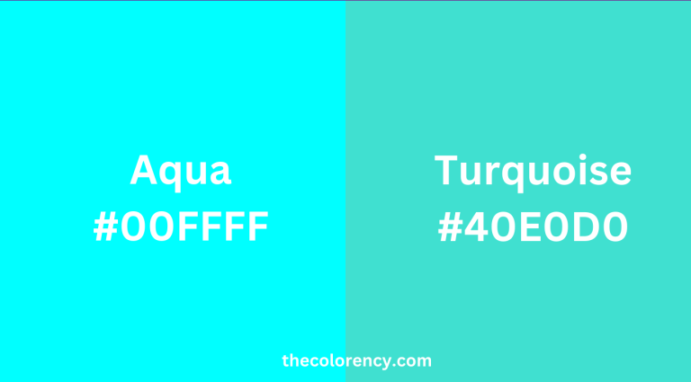 Aqua Vs Turquoise: All the Differences Explained - The Color Ency