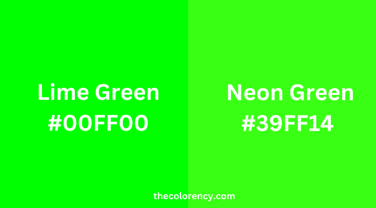 Lime Green Vs Neon Green: All the Differences Explained
