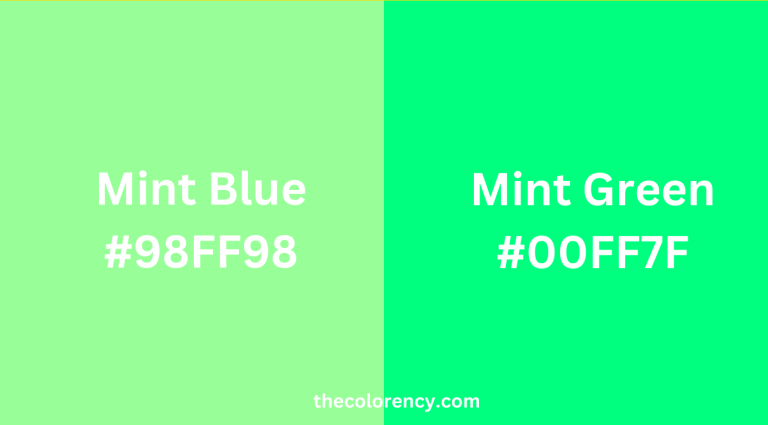 Mint Blue Vs Mint Green - What’s The Different？