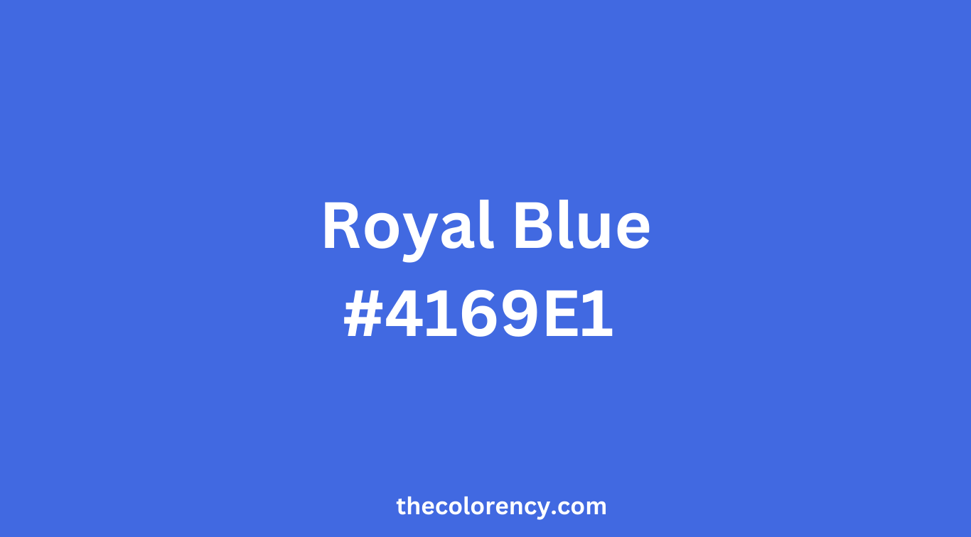Royal Blue Color Chart