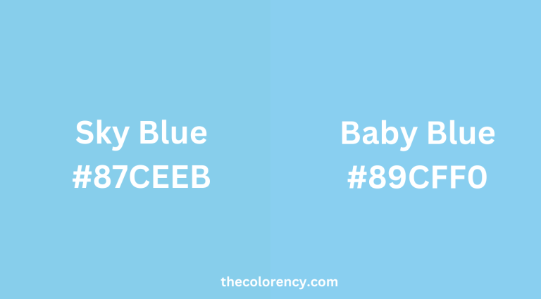 Sky Blue Vs Baby Blue - What’s The Different？ - The Color Ency