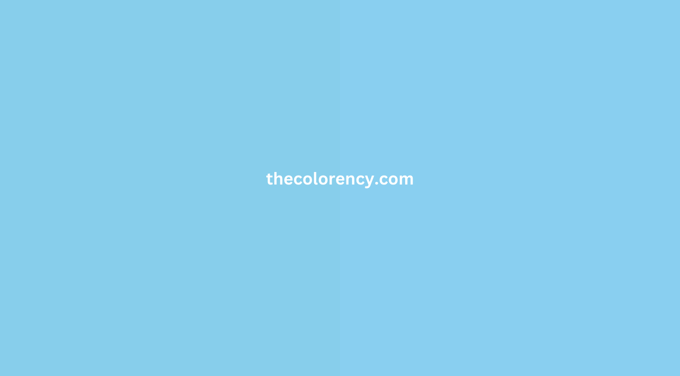 Sky Blue Vs Baby Blue - What’s The Different？ - The Color Ency