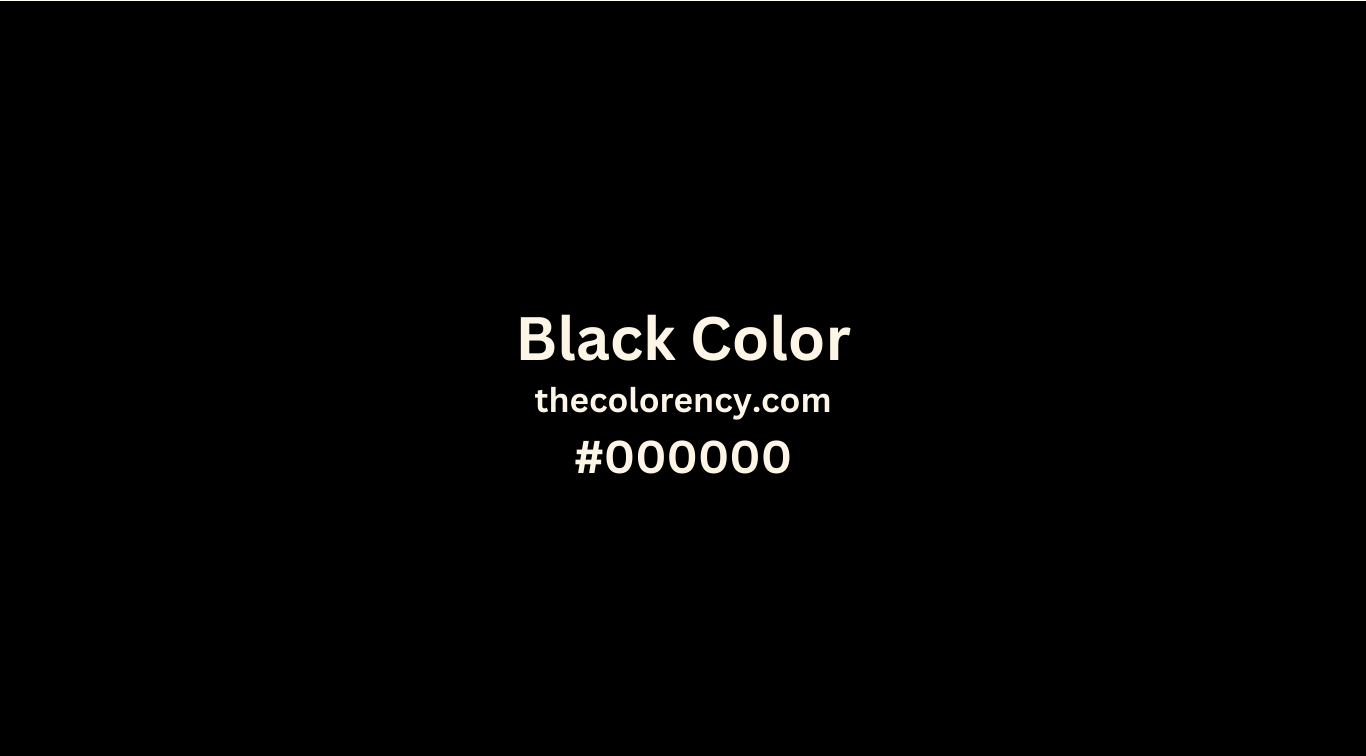 Black Color All Explained - The Color Ency