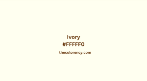 Beige vs Ivory: What’s the Difference? - The Color Ency