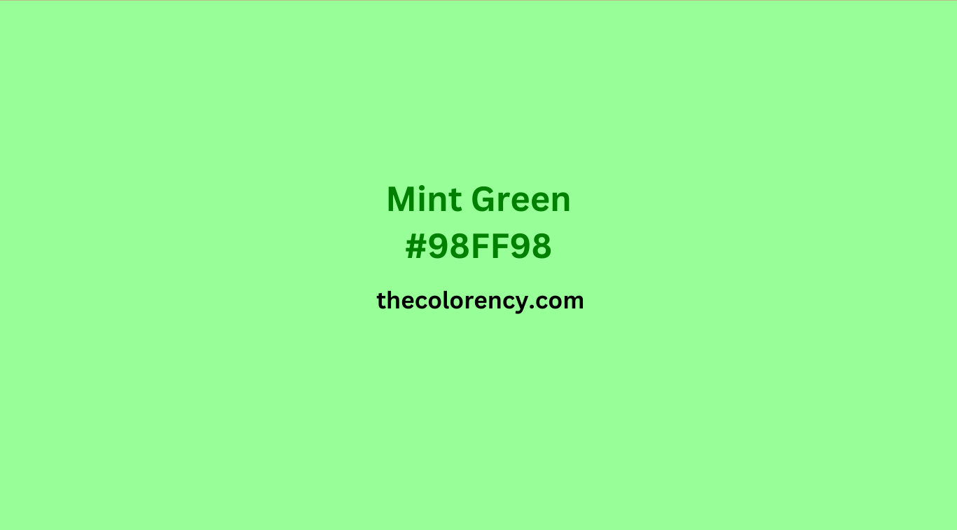 Mint Green vs Sage Green - The Color Ency