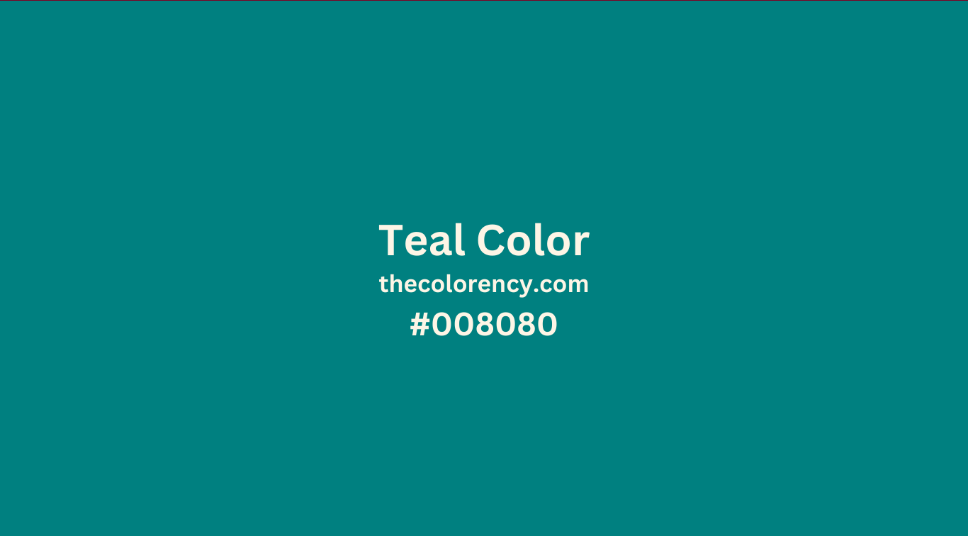 Teal Color All Explained - The Color Ency